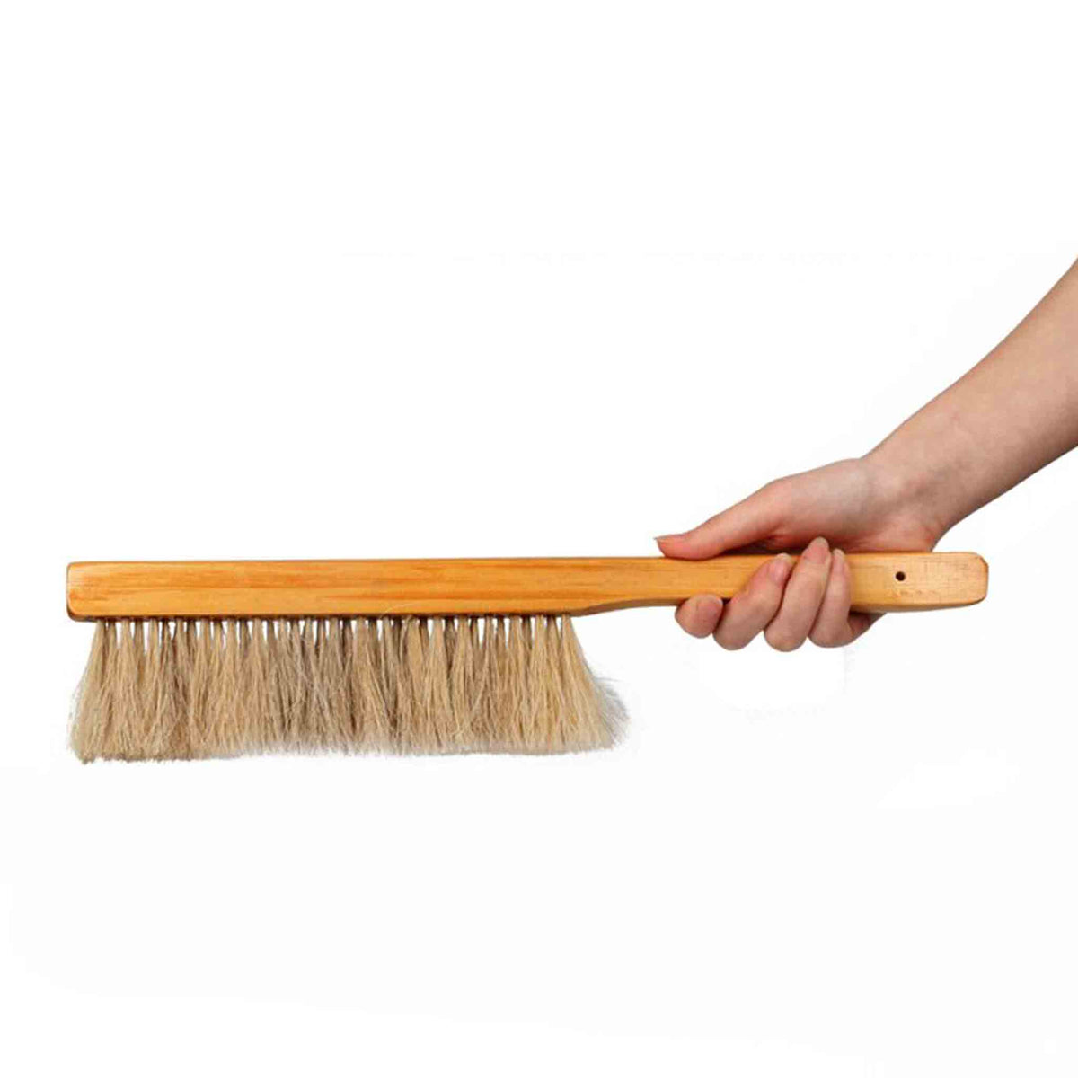Beekeeping Bee Brush with Triple Bristle and Straight Wooden Handle – Buzzbee Beekeeping
