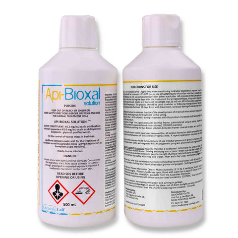 Api-Bioxal (Oxalic Acid) Hive Liquid Solution for Varroa Treatments ...