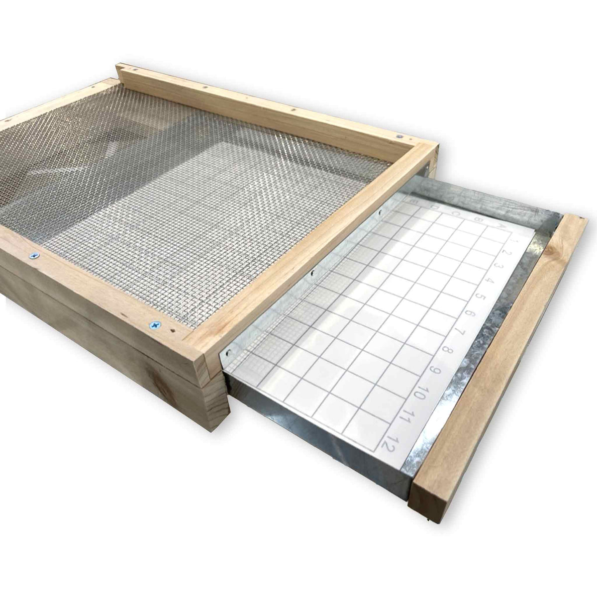 Varroa Mite Sticky Mat Board used with Ventilated Screened Bottom Board ...