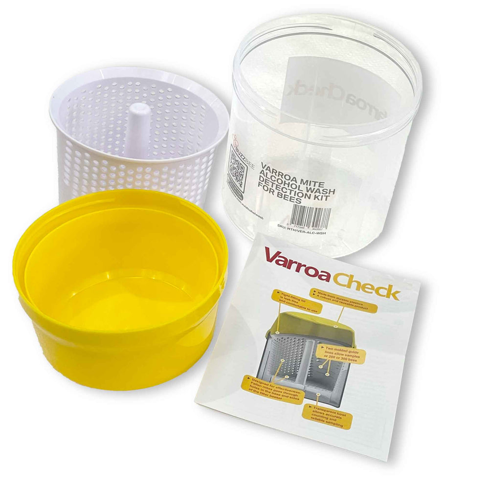 Varroa Mite Alcohol Wash Detection Kit | Buzzbee Beekeeping