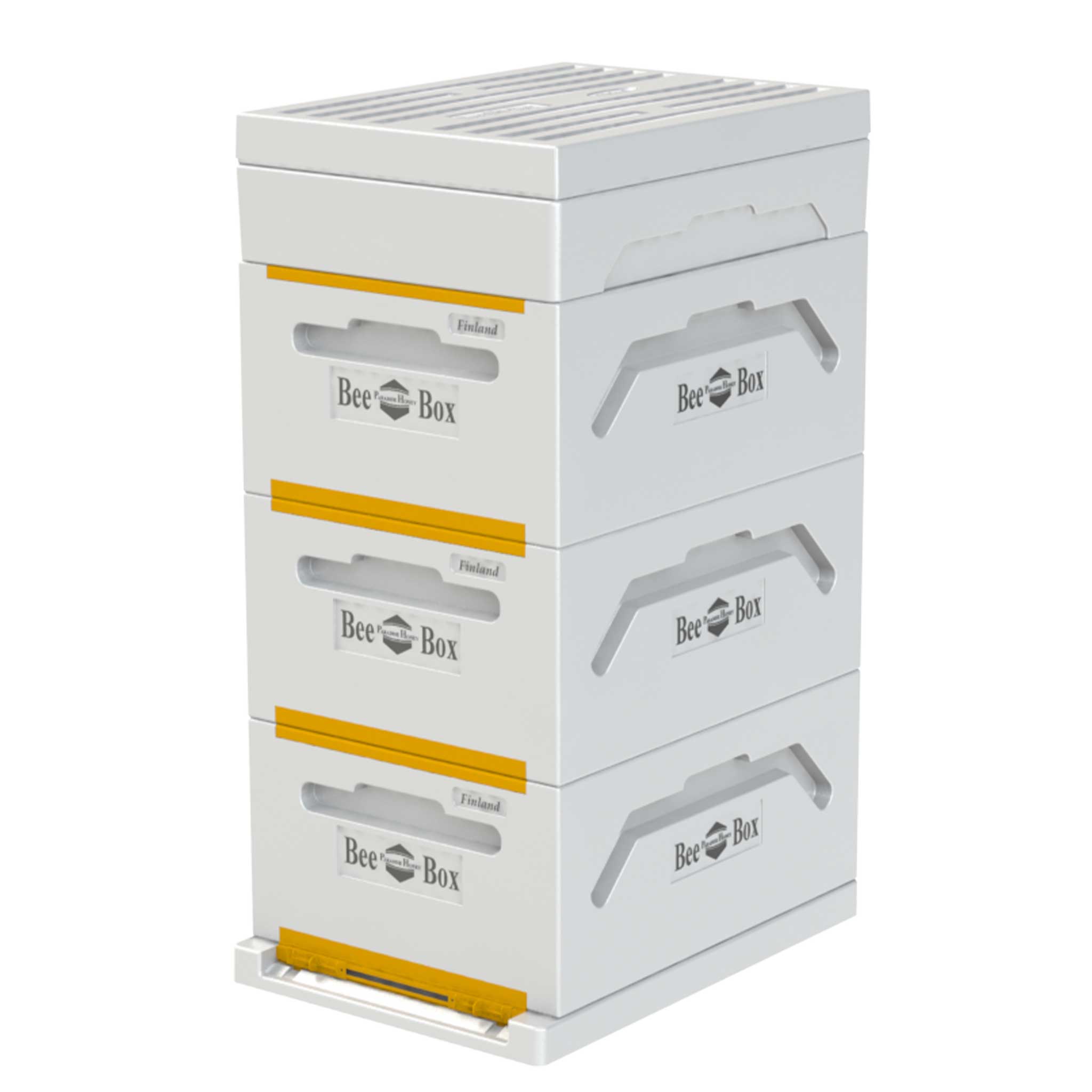 Paradise Honey 9 Frame Polystyrene Hives with Feeder and 3 Full Deep ...