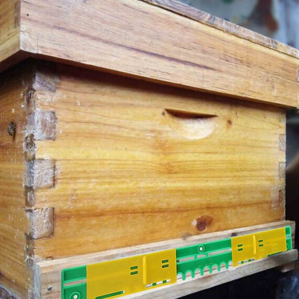 Beehive Entrance Reducer with Slider - Plastic | Buzzbee Beekeeping