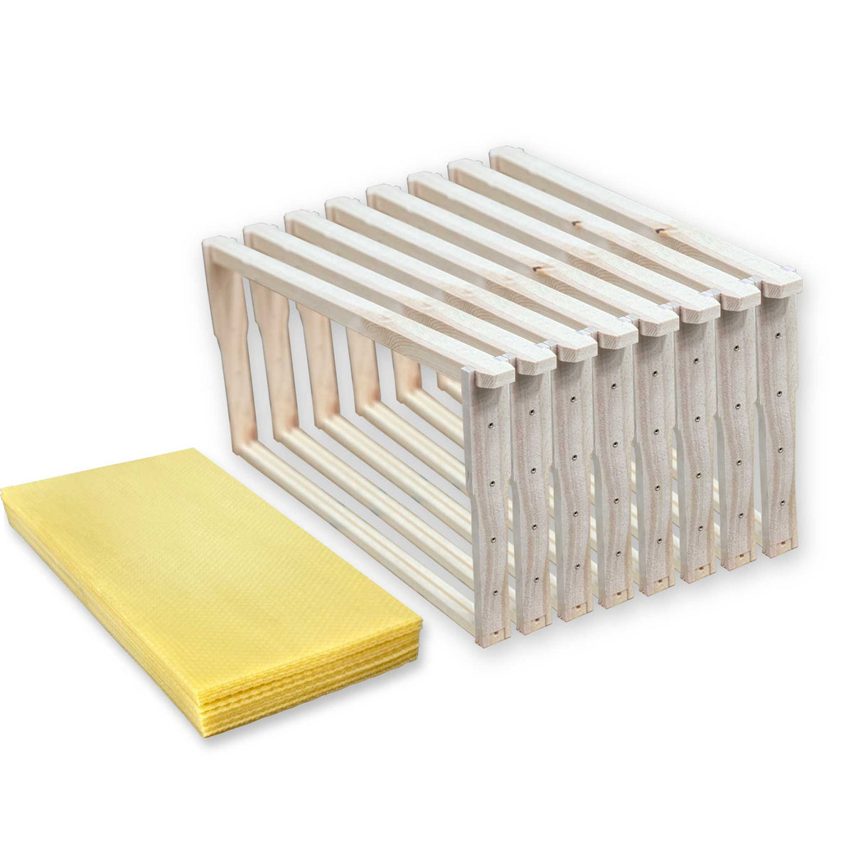 Deep Beekeeping Frame Kits with Wax or Plastic Foundation – Buzzbee ...