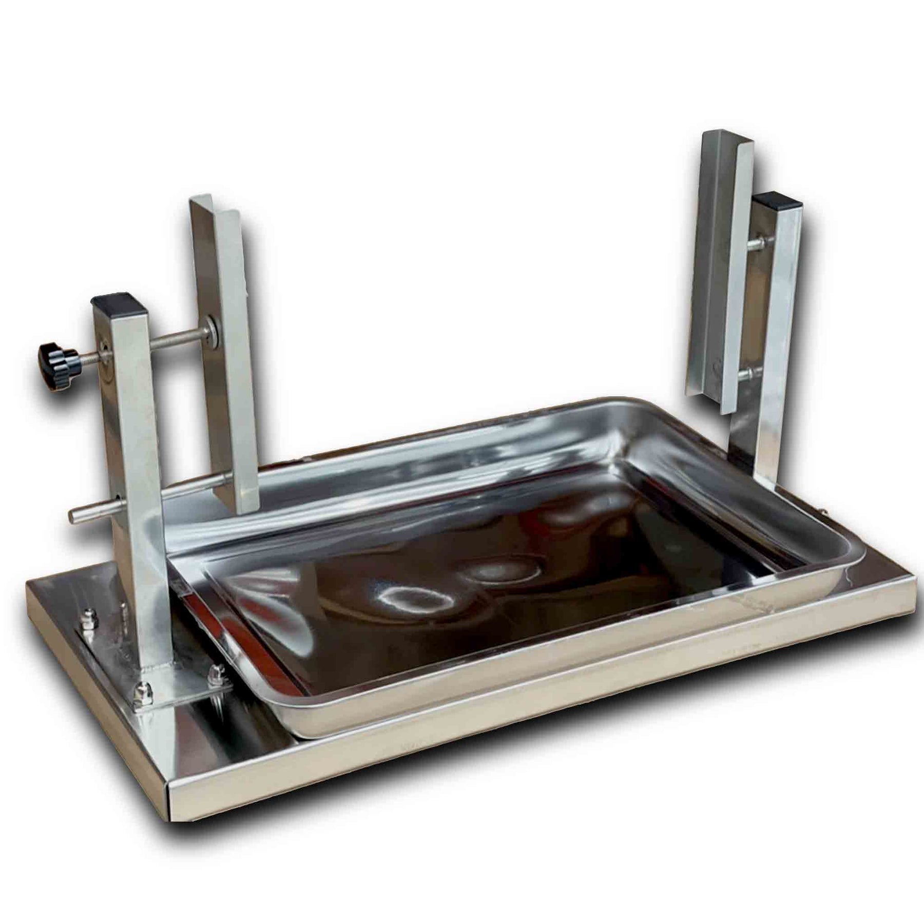 Honeycomb Stainless Steel Display Stand for holding a Honey Frame with ...