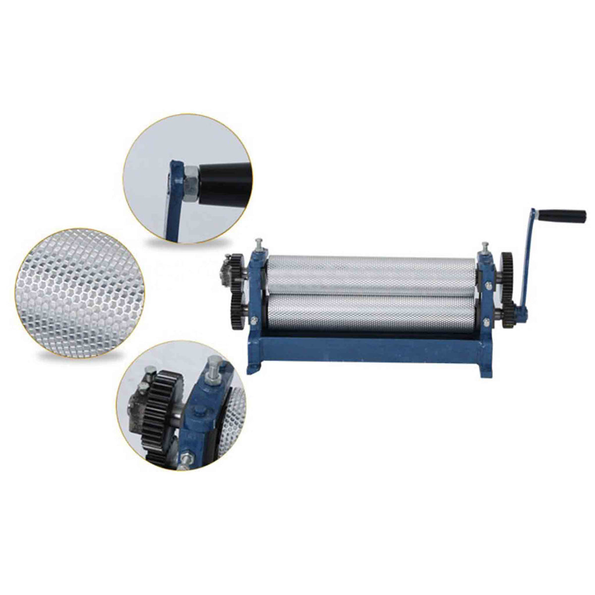 Manual Beeswax Wide Foundation Embossing Roller Machine – Buzzbee ...